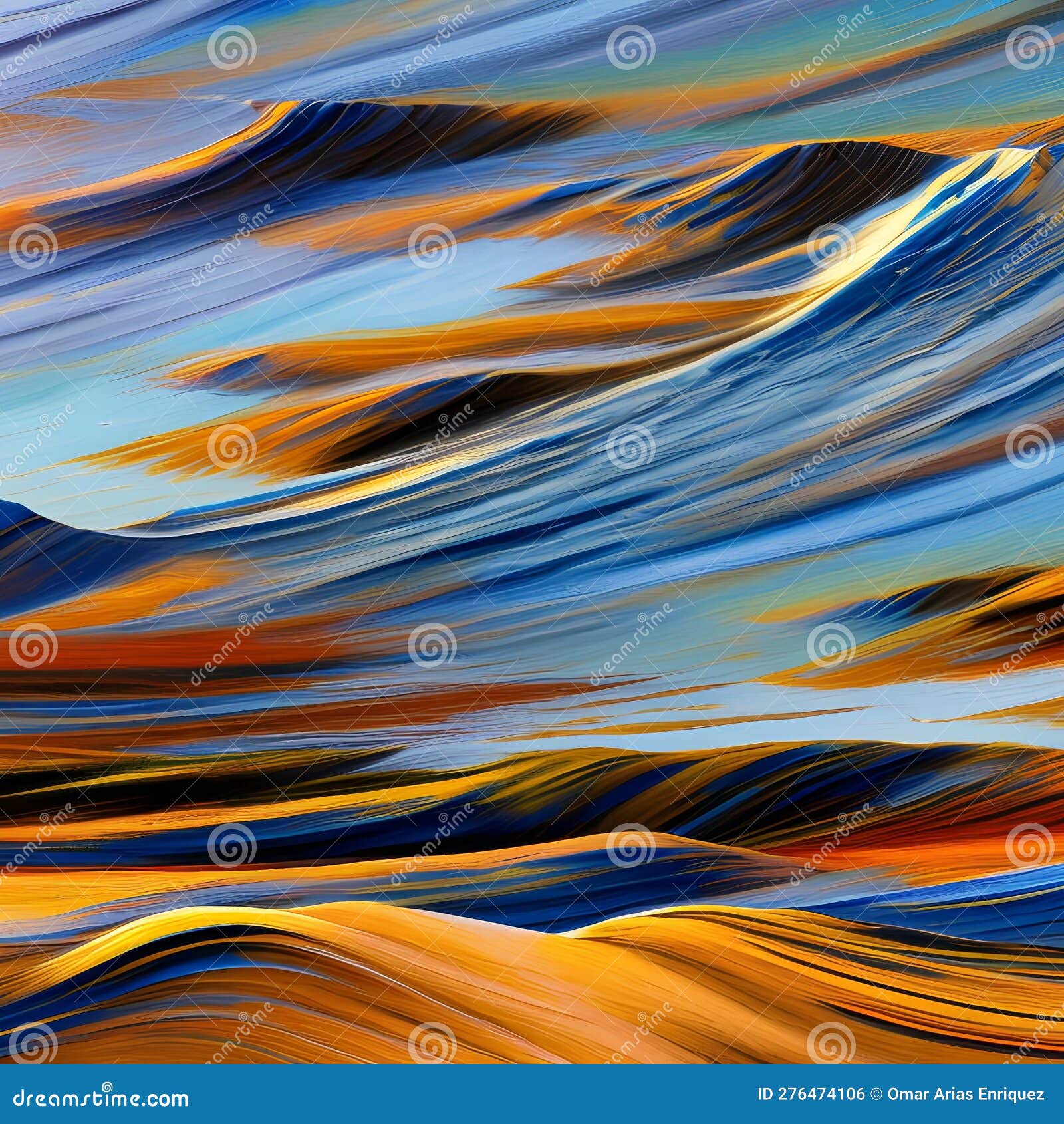 A Digital Painting with a Bold and Expressive Brushstroke Style that ...