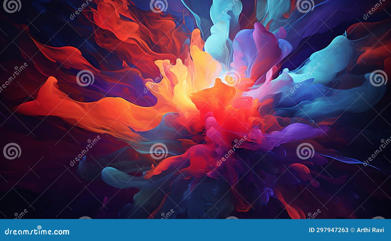 A Digital Painting Capturing the Detailed Texture of an Abstract ...