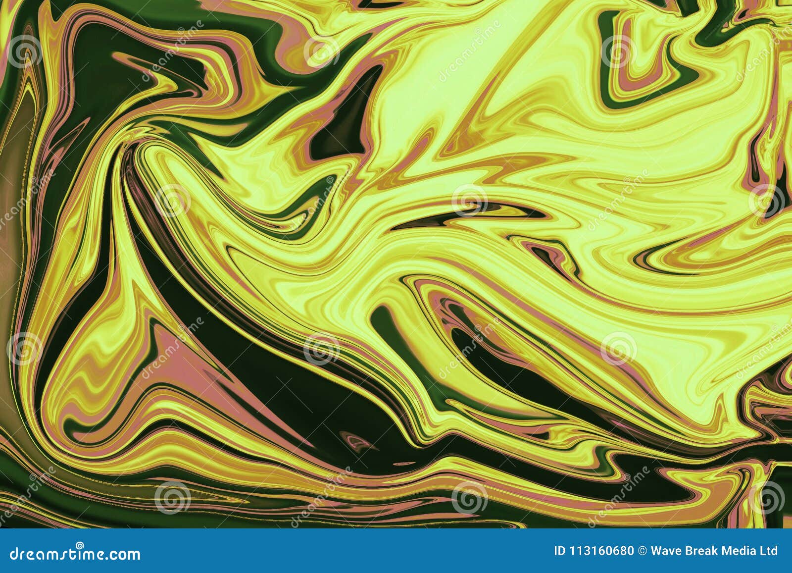 Melted Gold Metal Texture. Seamless Golden Pattern Stock Image ...