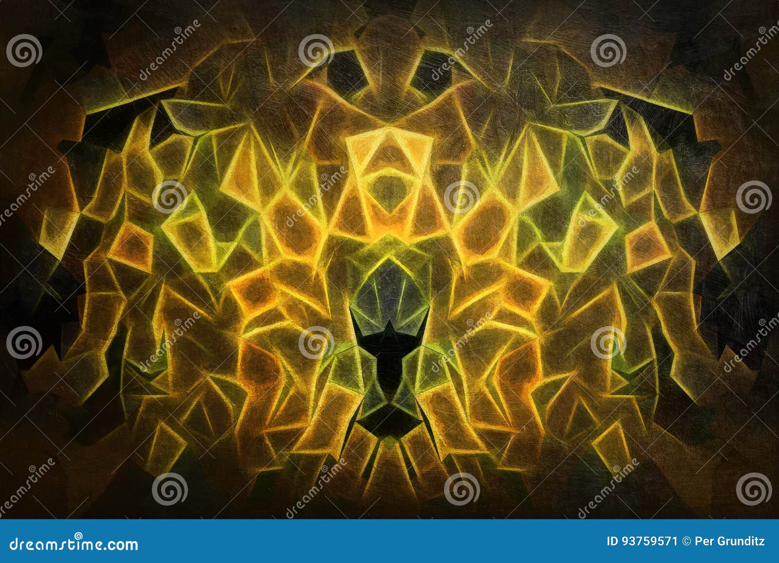 Digital Painting of Mystical Figure Stock Illustration - Illustration ...
