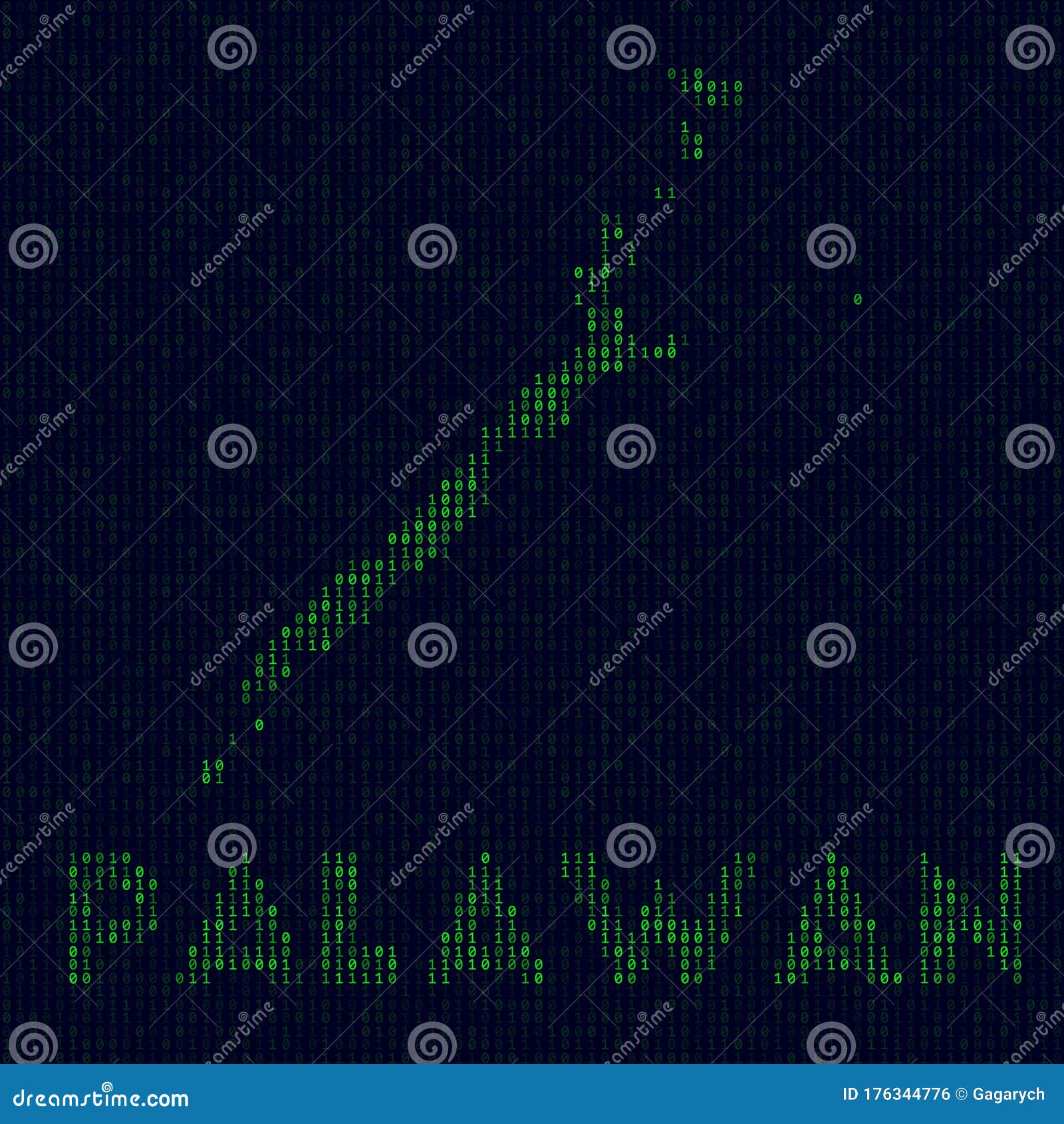 Digital Palawan logo. stock vector. Illustration of digital - 176344776