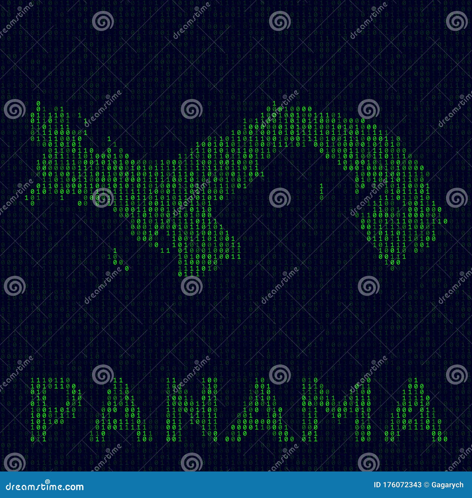 Digital Panama logo. stock vector. Illustration of graphic - 176072343