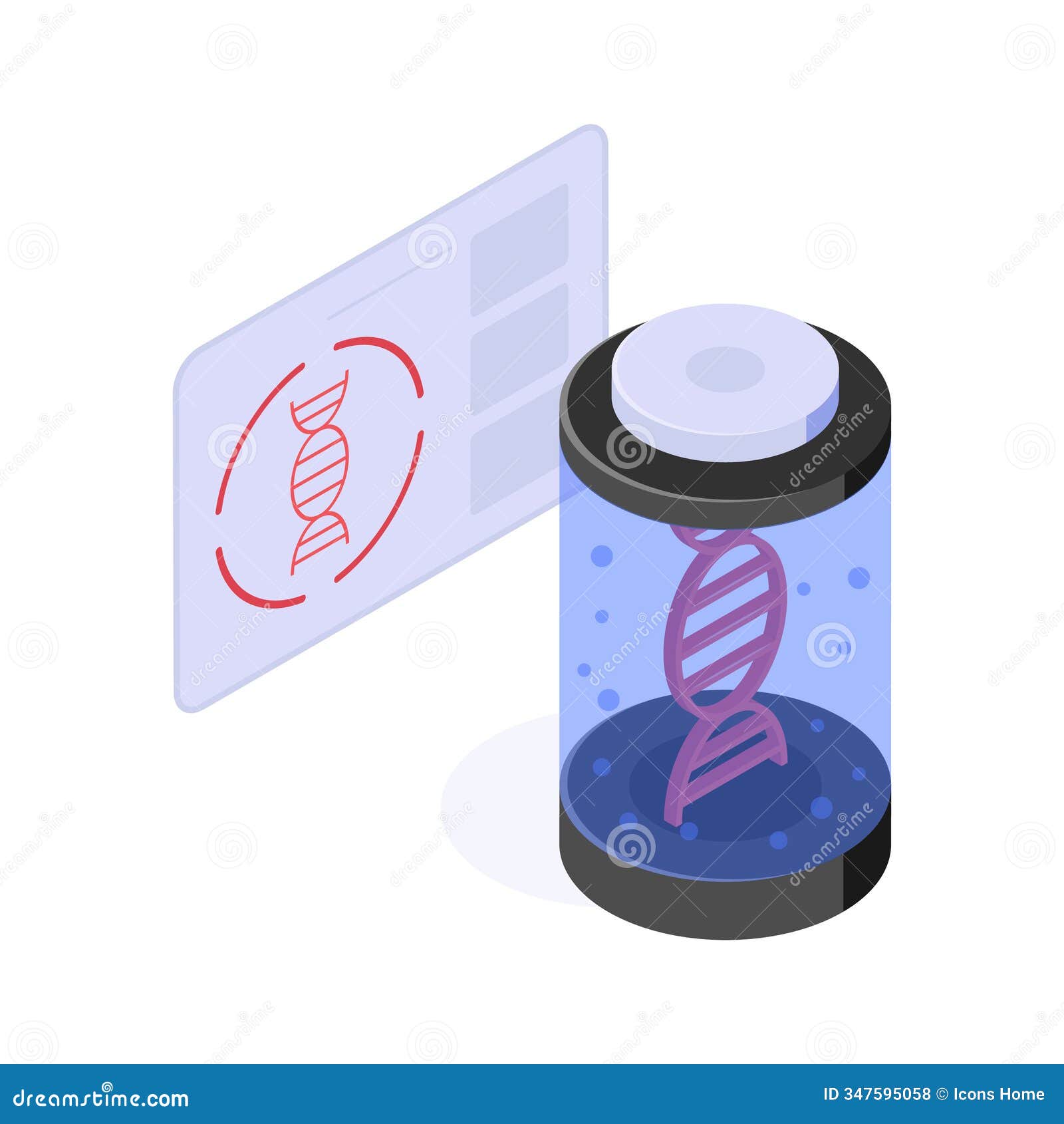 Digital Panel Showcasing DNA Sequencing for Genetic Research Stock ...