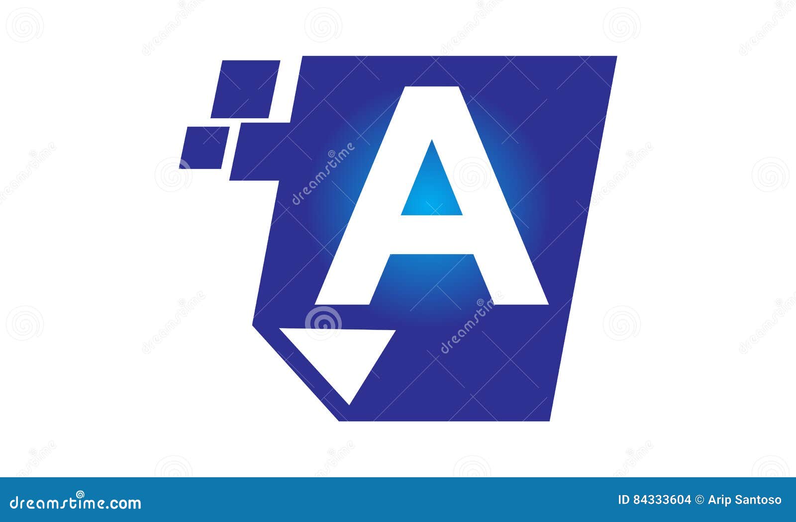 Digital-Papierinitiale a vektor abbildung. Illustration von papier ...