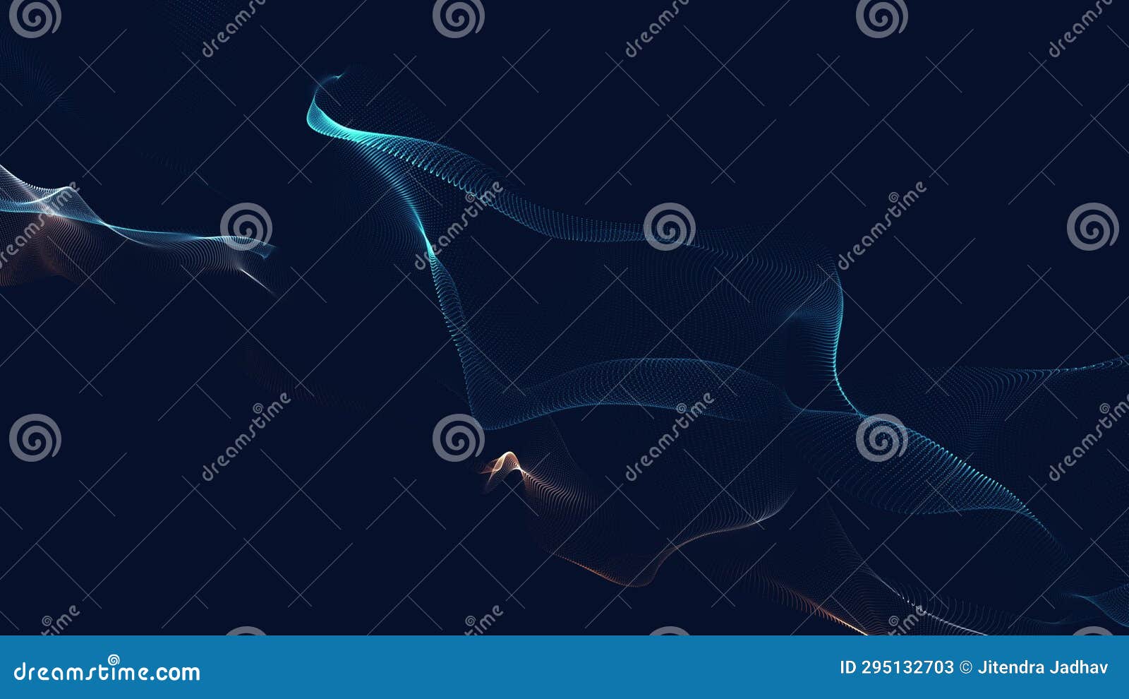 Digital Particle Network in Abstract Form Stock Video - Video of wave ...