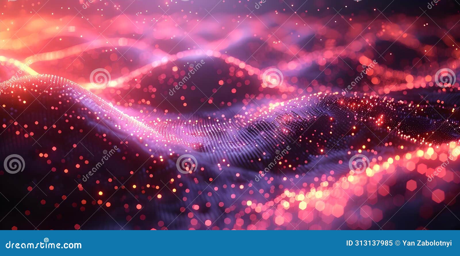 Digital Particles and Network Connections: Exploring Cyberspace S Abstract Realm. Concept ...