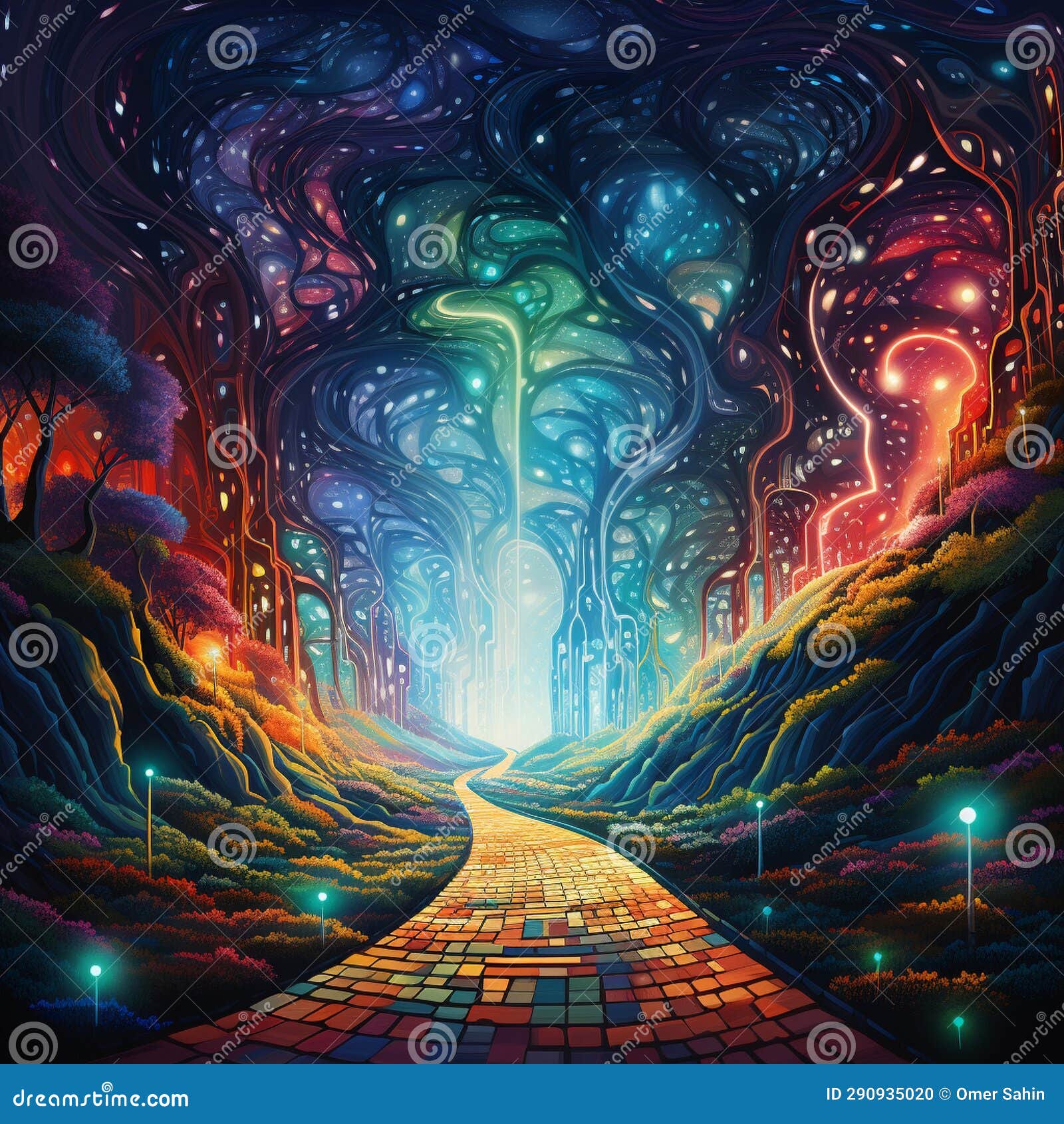 Digital Pathways stock illustration. Illustration of microstock - 290935020