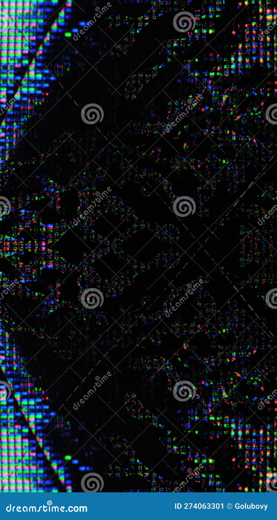 Digital Pattern Glitch Pixel Color Dots Texture Stock Image - Image of ...