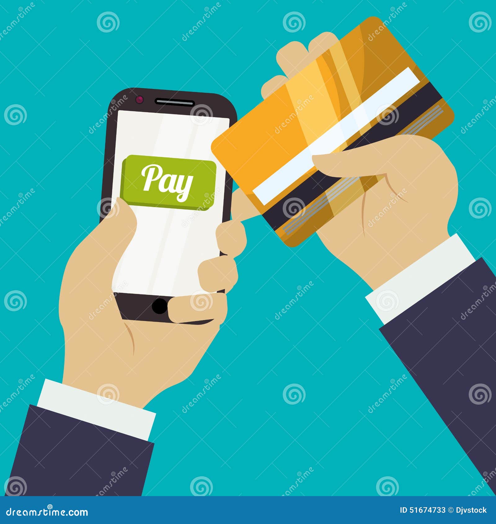 Digital payment design. stock vector. Illustration of invest - 51674733