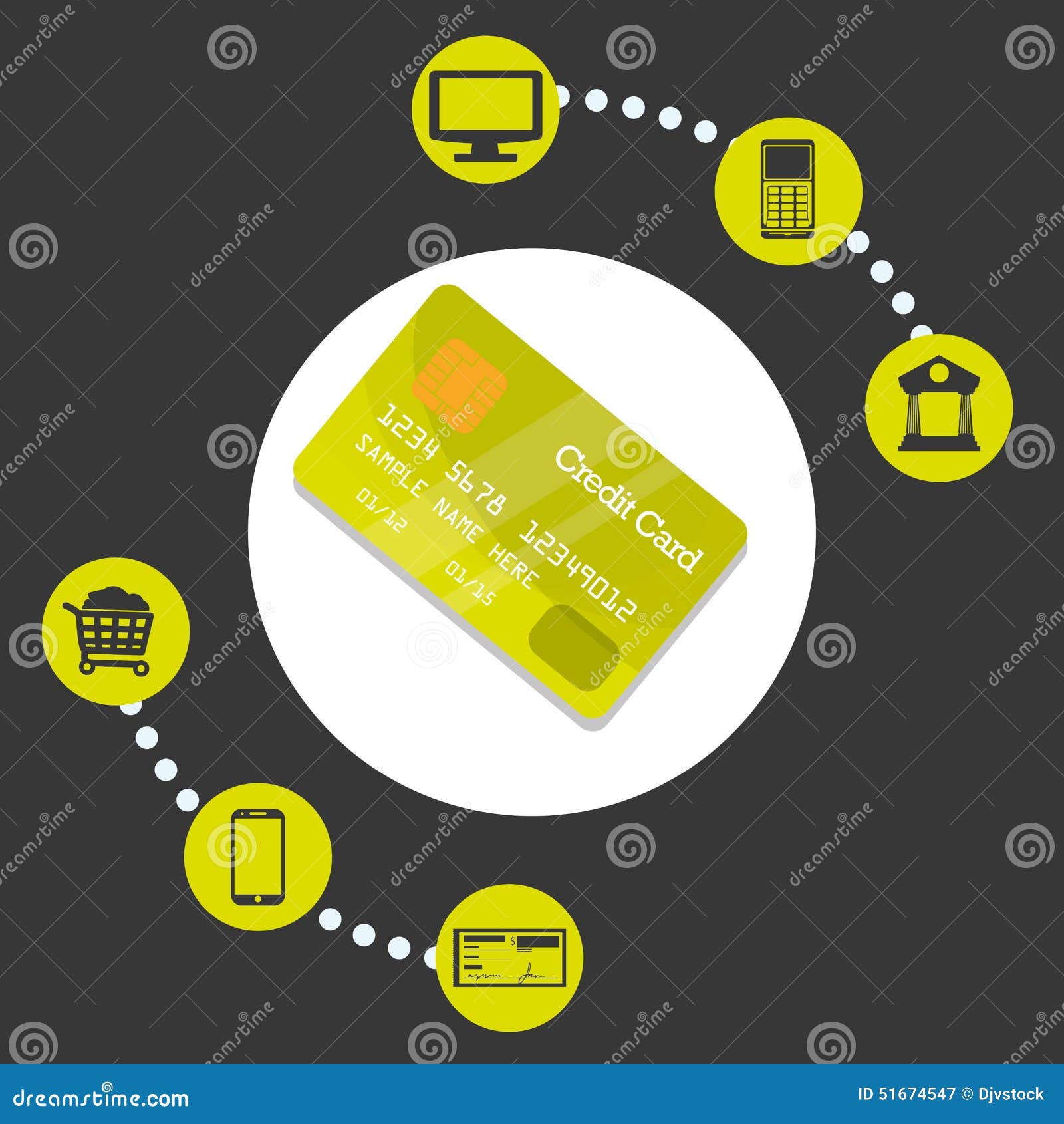 Digital payment design. stock vector. Illustration of dataphone - 51674547