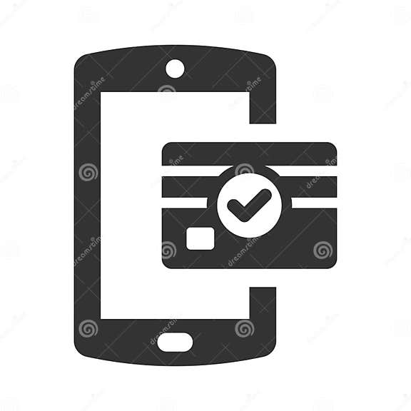 Digital payment icon stock vector. Illustration of symbol - 340733876