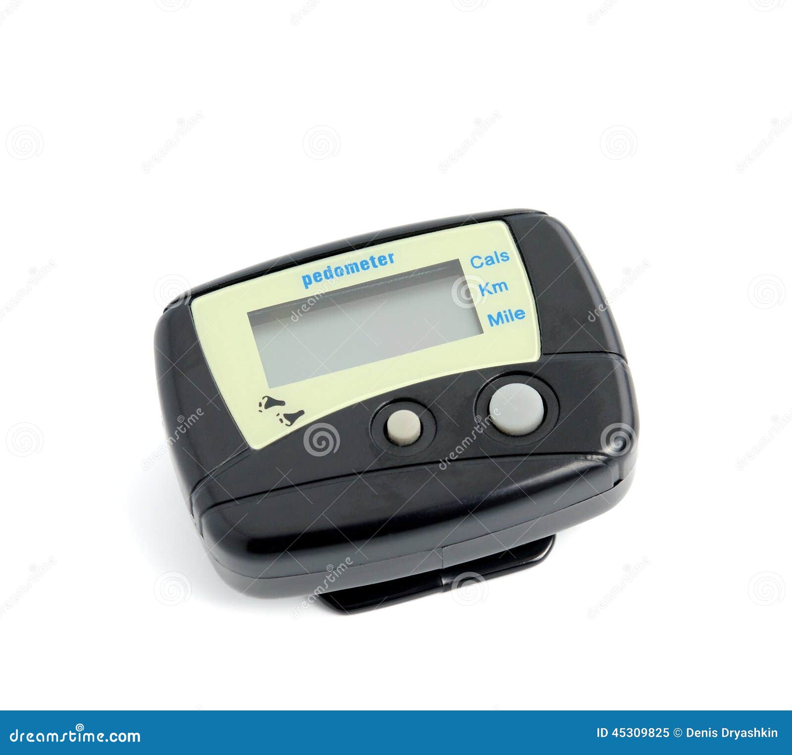 Digital Pedometer stock image. Image of measurement, distance - 45309825