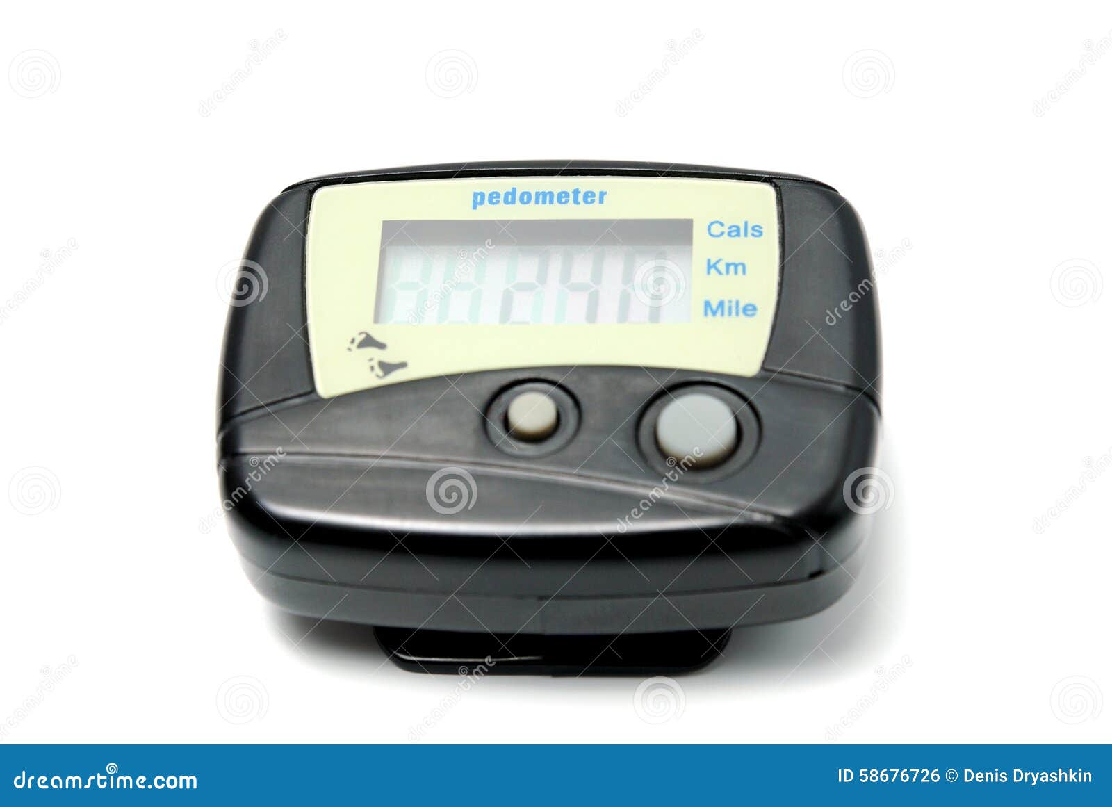 Digital Pedometer stock photo. Image of number, healthy - 58676726
