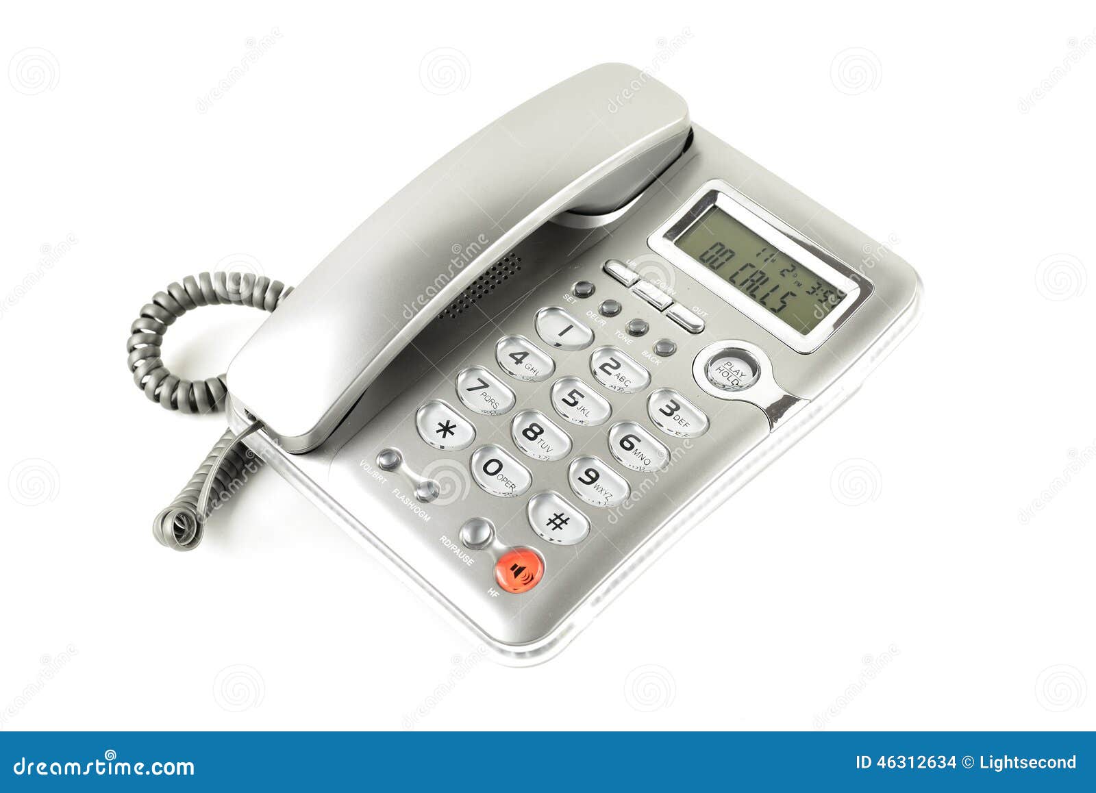 Digital phone stock photo. Image of device, cord, cable - 46312634