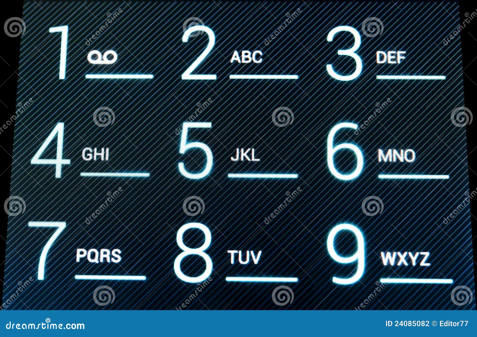 Phone Keyboard Layout Royalty-Free Stock Photography | CartoonDealer ...