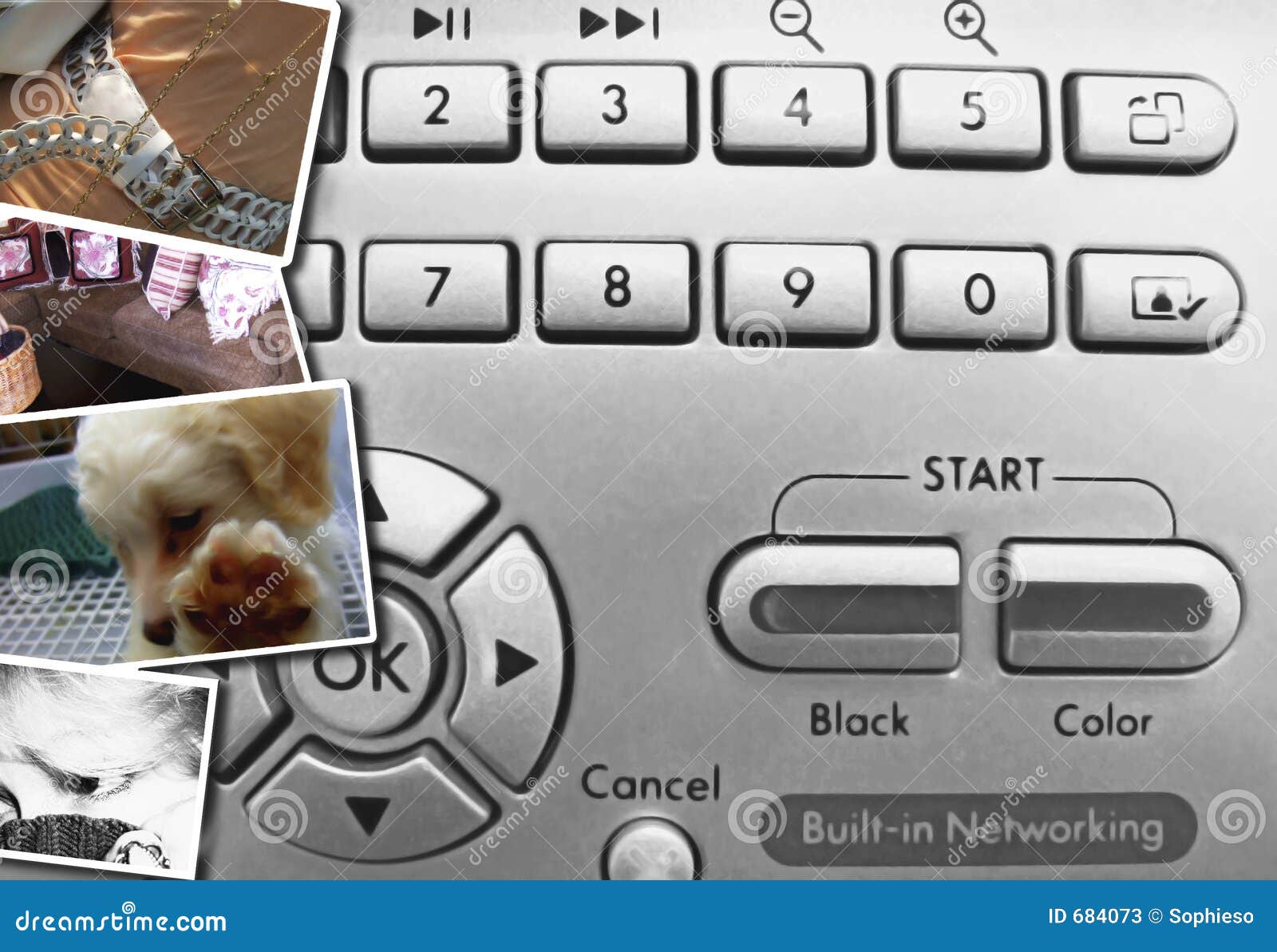 Digital Photo Control Buttons Stock Image - Image of digital, printing ...