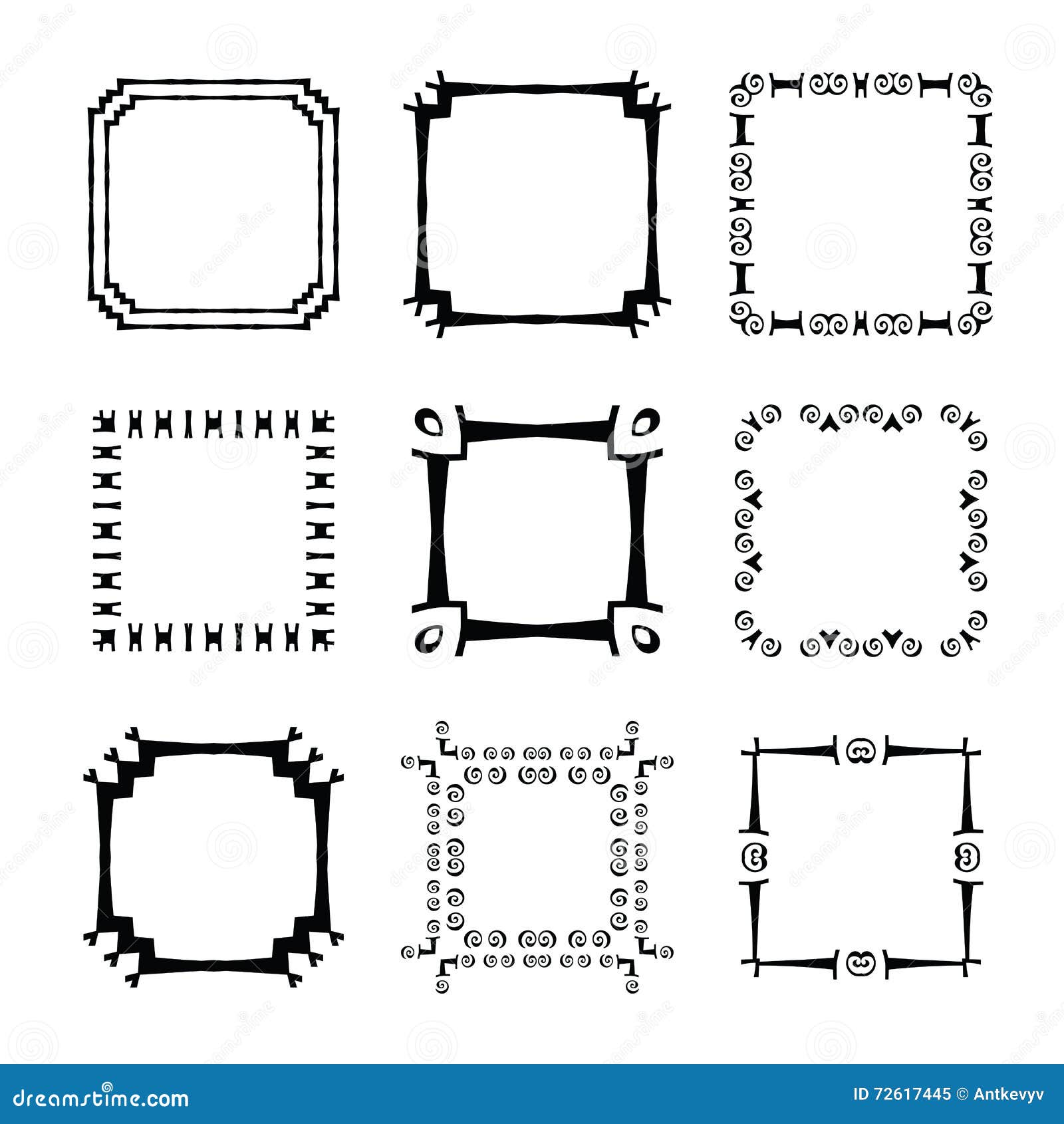 Digital photo frame stock vector. Illustration of ornate - 72617445