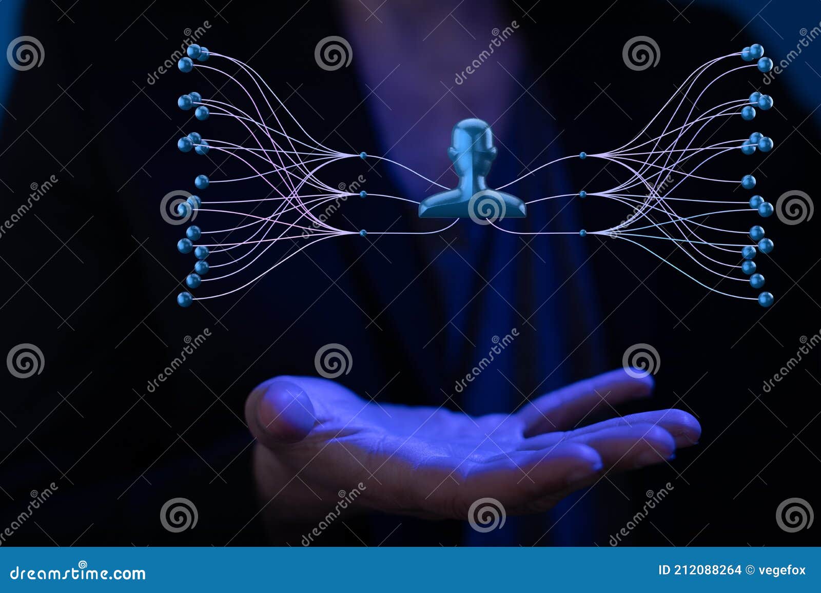 Hierarchy Connection Team Group 3d Stock Photo - Image of leadership ...