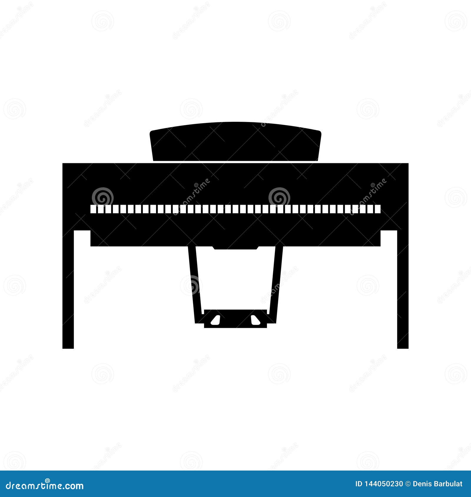 Piano Or Electronic Keyboard Keys Line Art Icon For Music Apps And ... Piano Or Electronic Keyboard Keys Line Art Icon For Music Apps And ...
