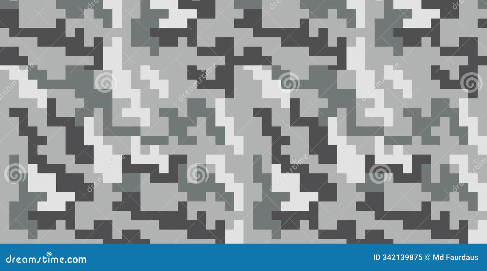 Digital Pixel Camo Texture – Seamless Pattern for Urban Style Stock ...
