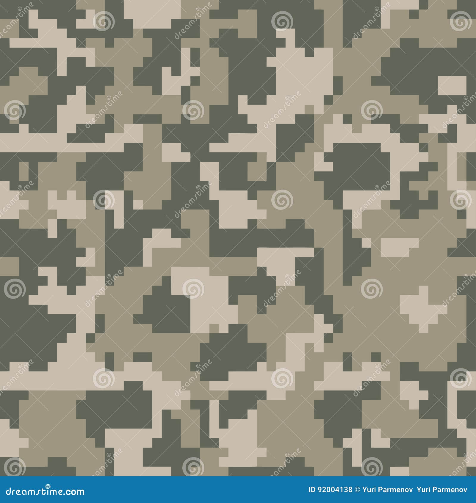 Digital Pixel Green Camouflage Seamless Pattern for Your Design ...
