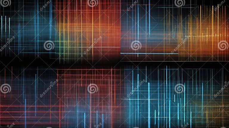 Digital Pixelated or Bit Patterns Symbolizing Data and Communication ...