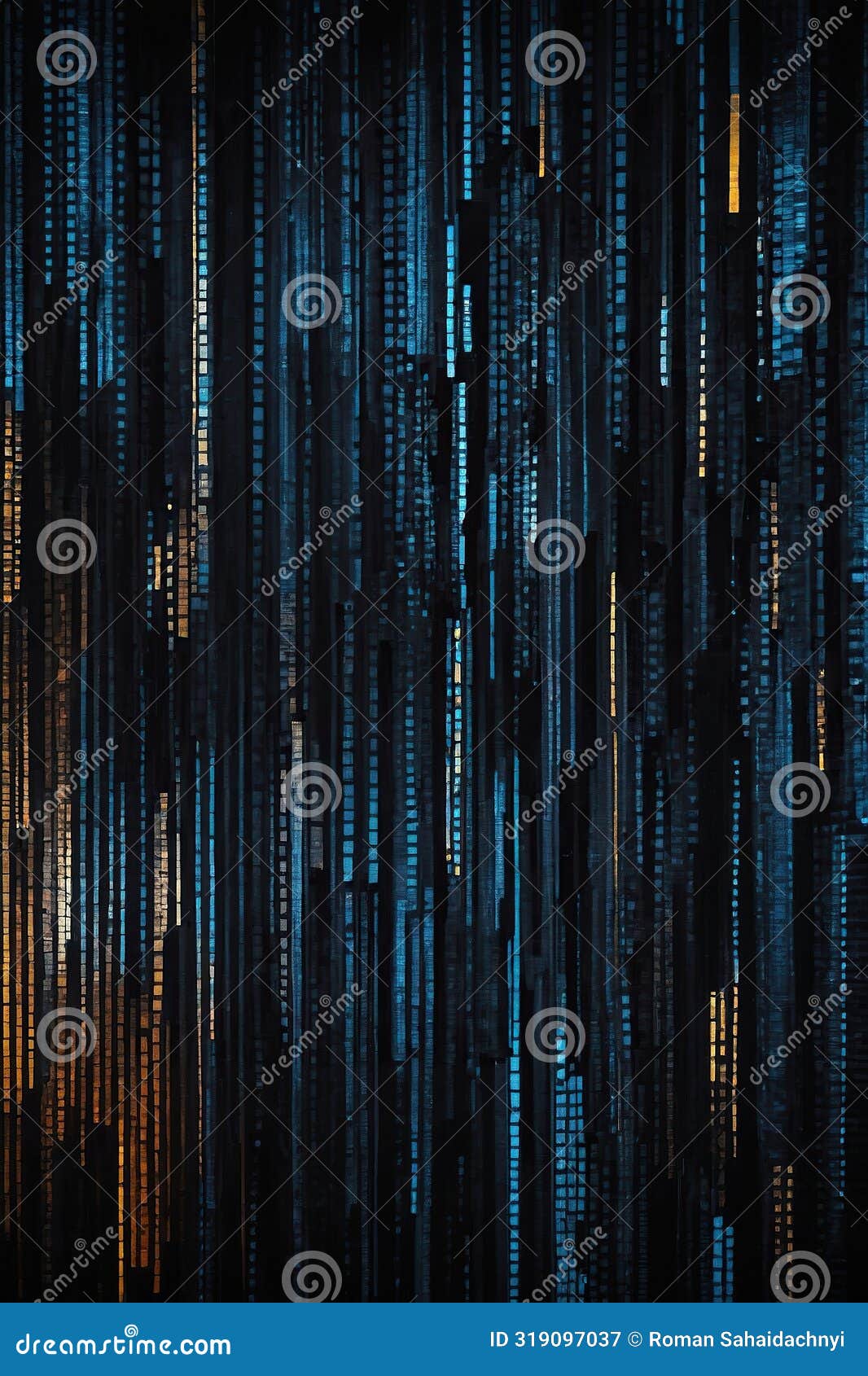 Digital Pixelated or Bit Patterns Symbolizing Data and Communication ...