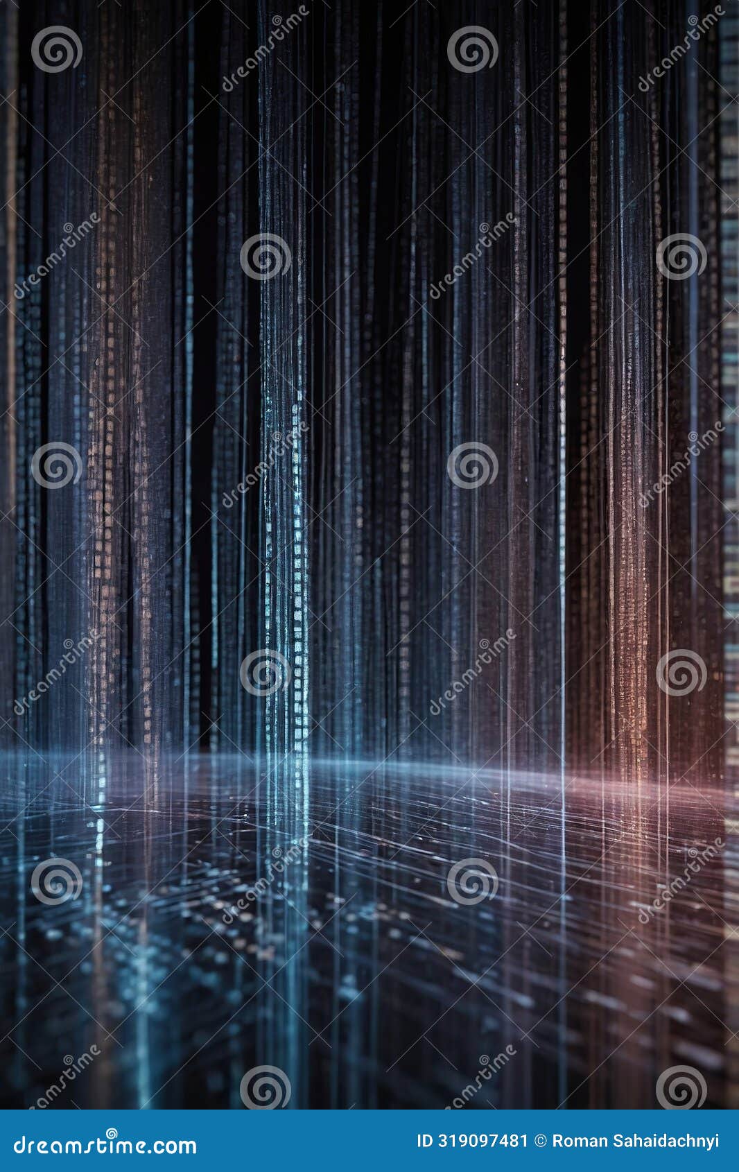 Digital Pixelated or Bit Patterns Symbolizing Data and Communication ...