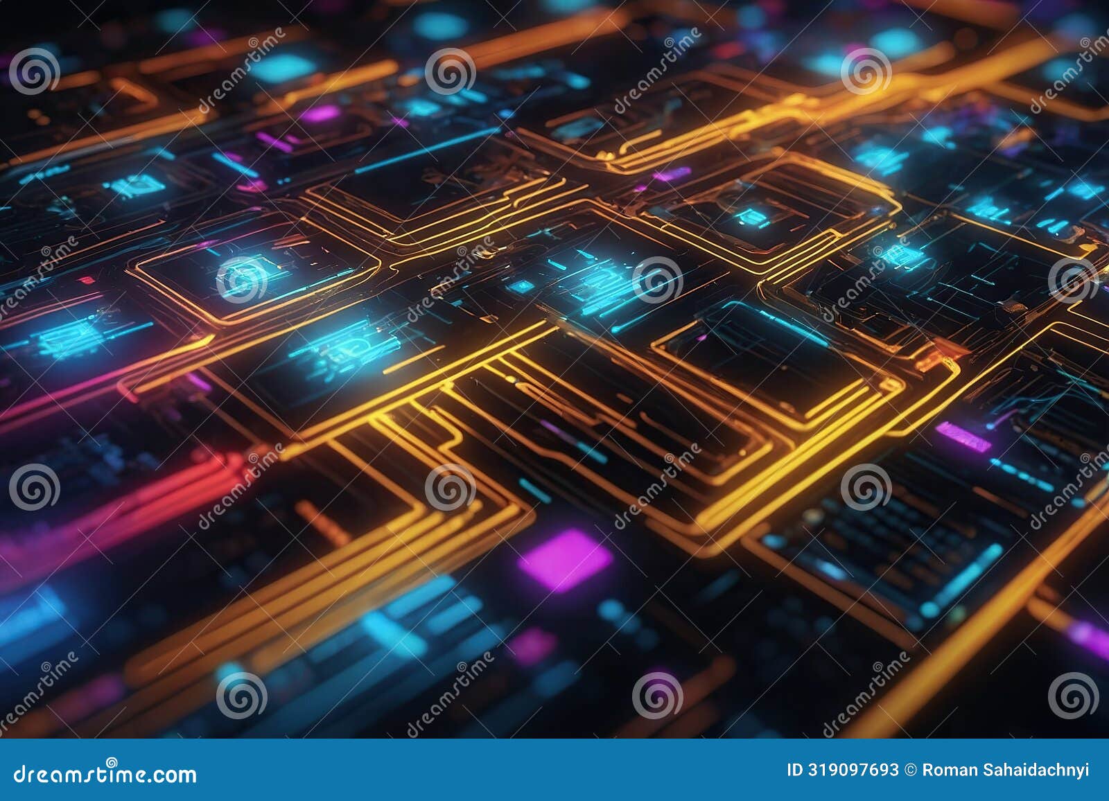 Digital Pixelated or Bit Patterns Symbolizing Data and Communication ...