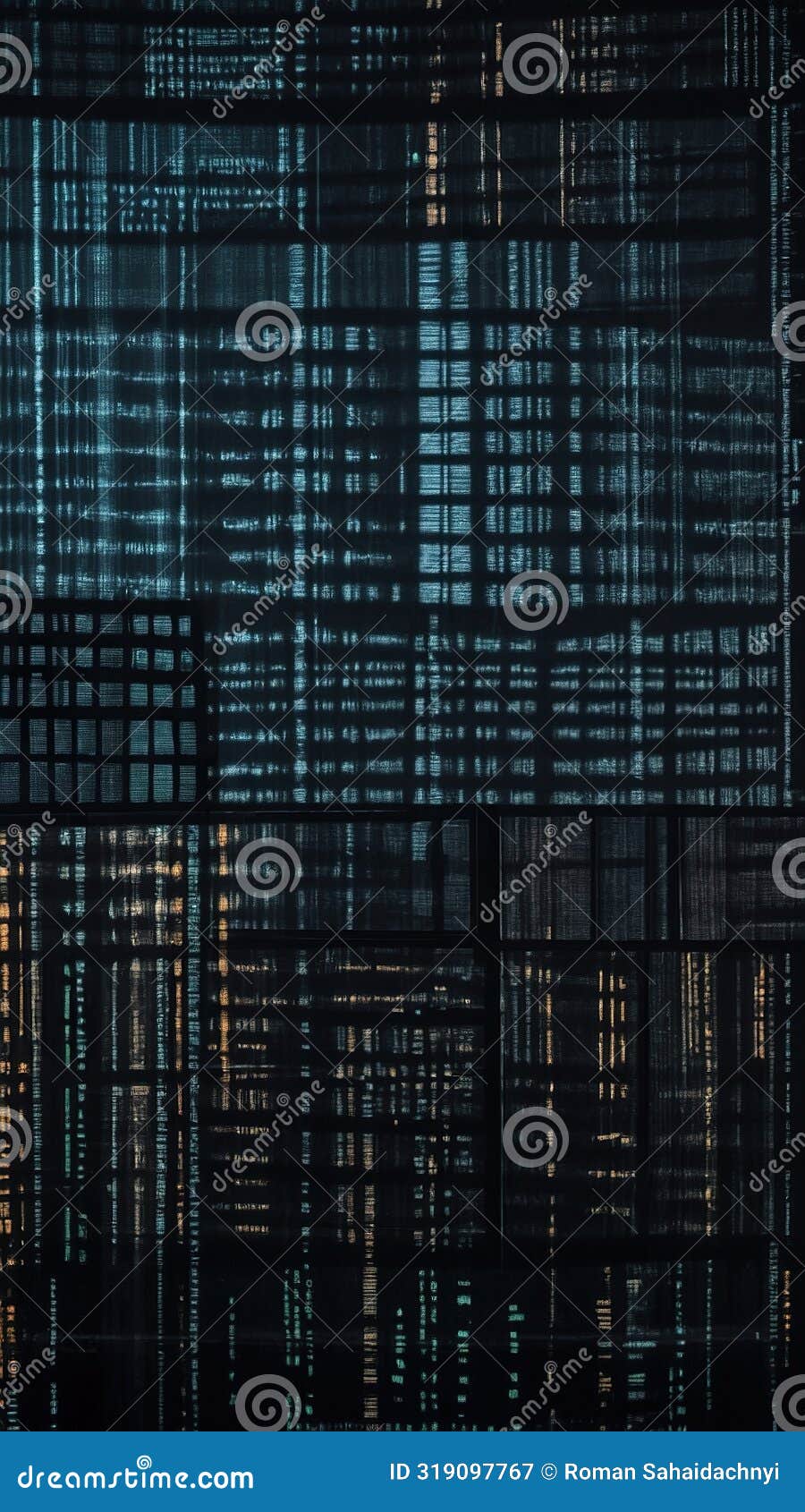Digital Pixelated or Bit Patterns Symbolizing Data and Communication ...