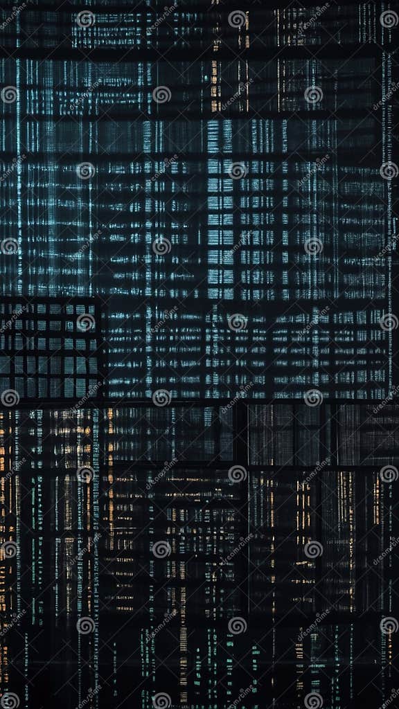 Digital Pixelated or Bit Patterns Symbolizing Data and Communication. Stock Image - Image of ...