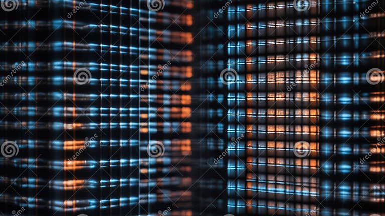 Digital Pixelated or Bit Patterns Symbolizing Data and Communication ...