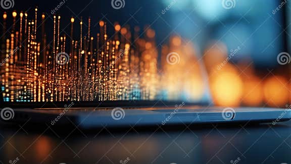 Digital Pixelated or Bit Patterns Symbolizing Data and Communication ...