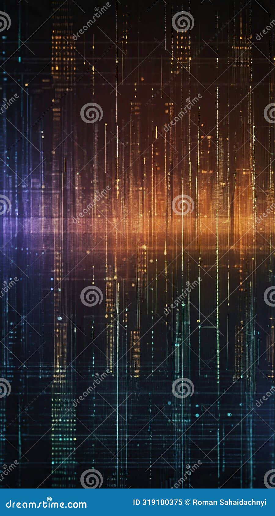 Digital Pixelated or Bit Patterns Symbolizing Data and Communication ...