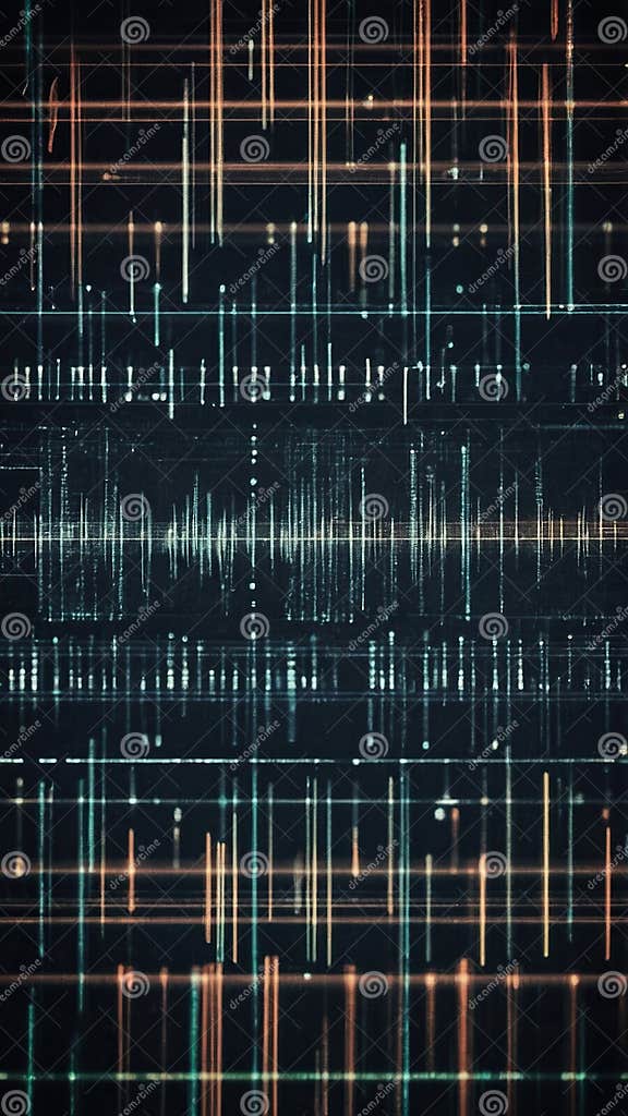 Digital Pixelated or Bit Patterns Symbolizing Data and Communication ...