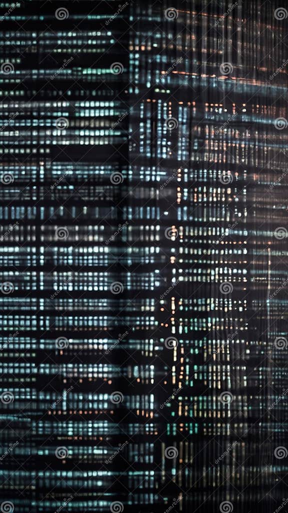 Digital Pixelated or Bit Patterns Symbolizing Data and Communication. Stock Image - Image of ...