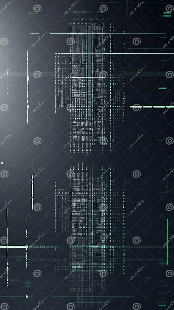 Digital Pixelated or Bit Patterns Symbolizing Data and Communication. Stock Illustration ...