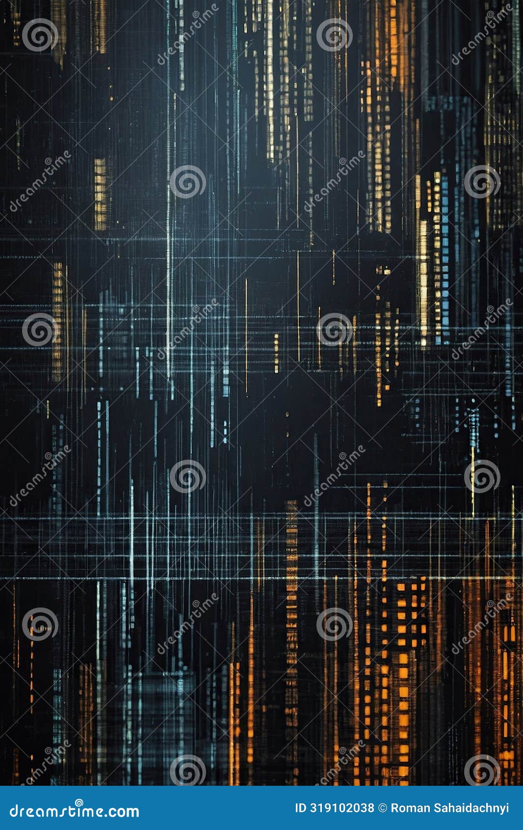 Digital Pixelated or Bit Patterns Symbolizing Data and Communication ...