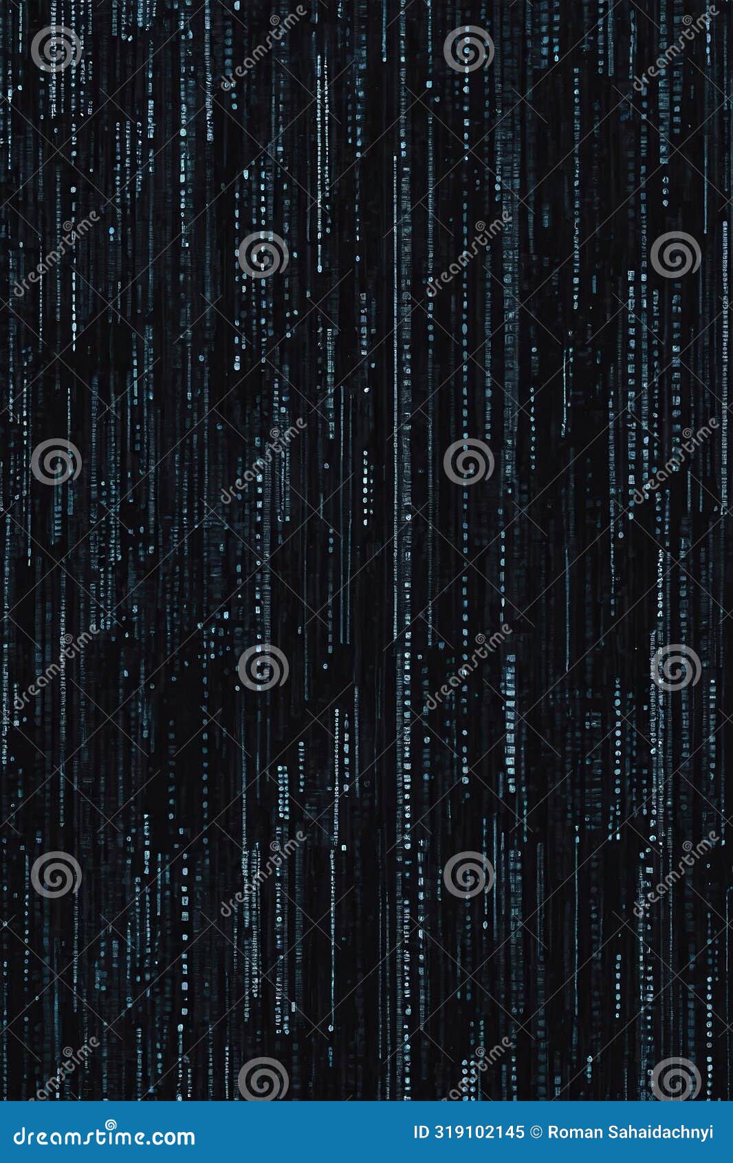 Digital Pixelated or Bit Patterns Symbolizing Data and Communication. Stock Image - Image of ...