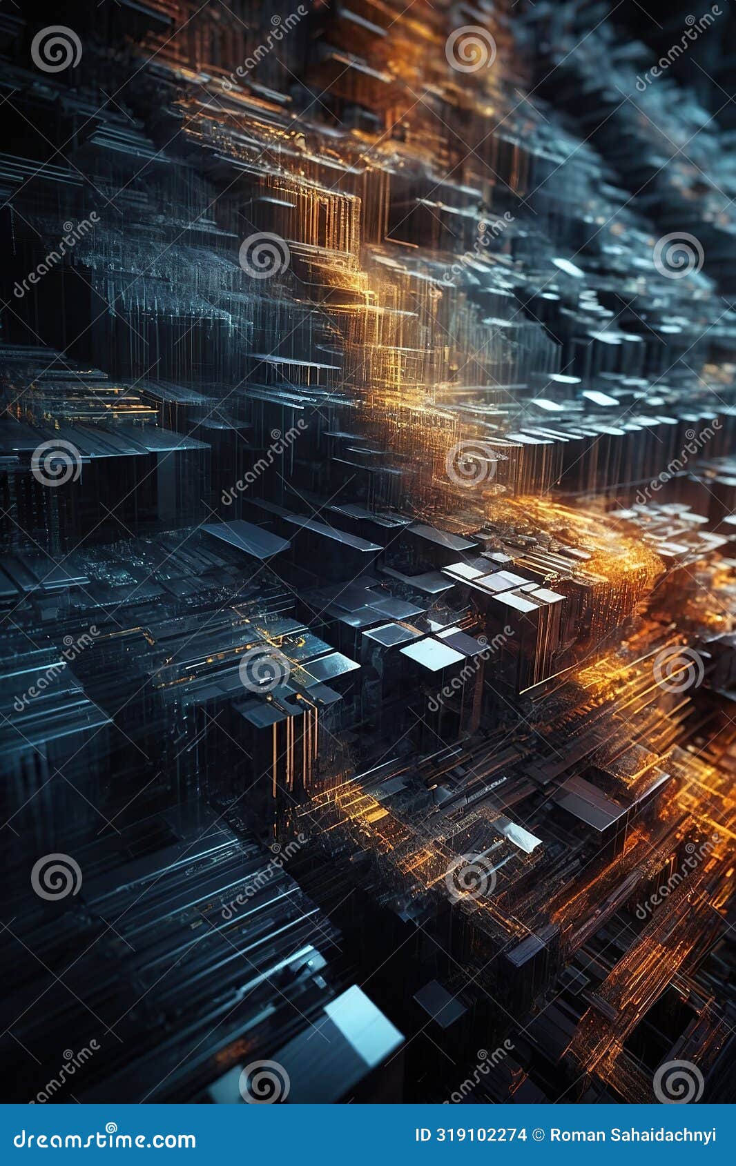 Digital Pixelated or Bit Patterns Symbolizing Data and Communication ...