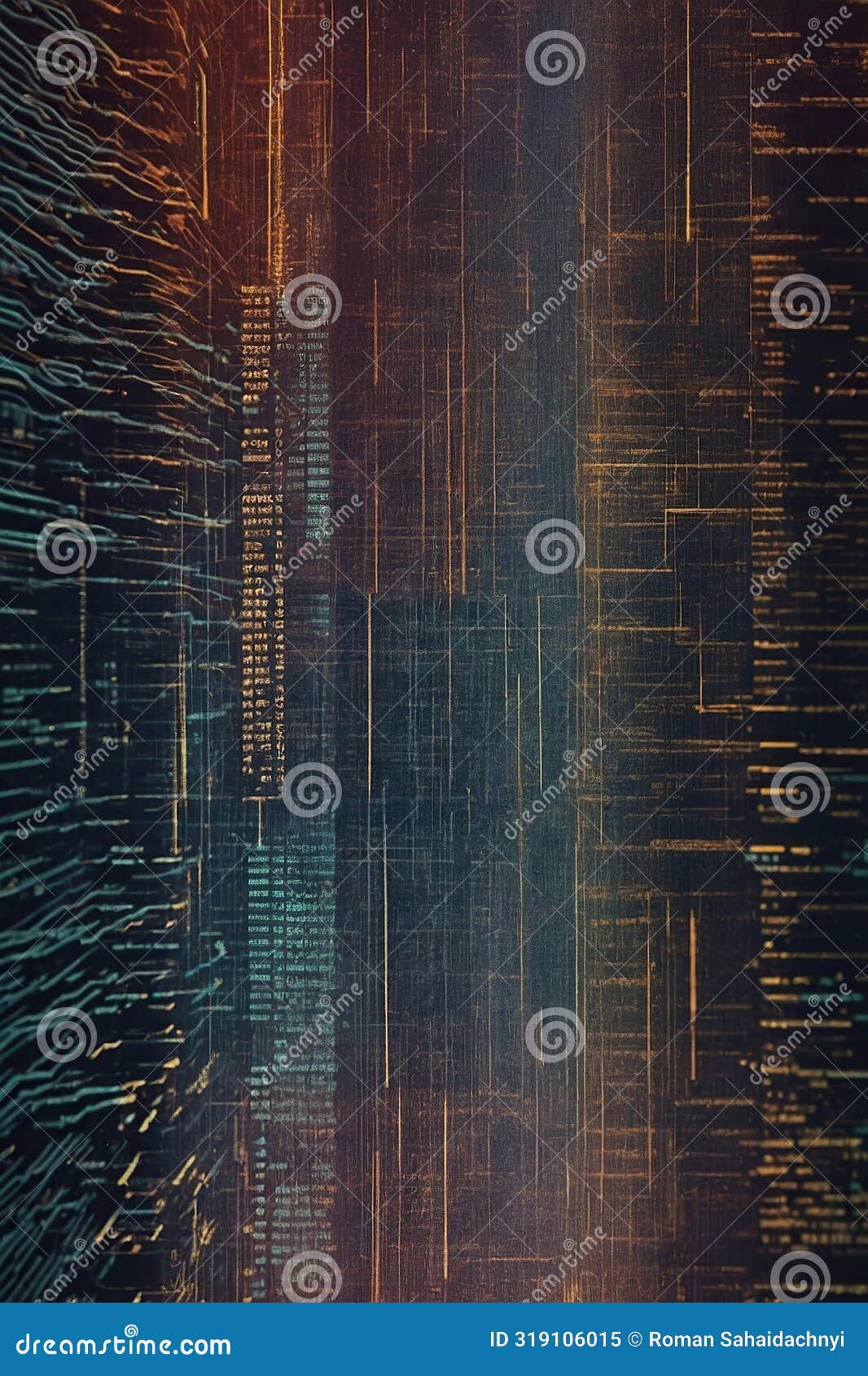 Digital Pixelated or Bit Patterns Symbolizing Data and Communication ...