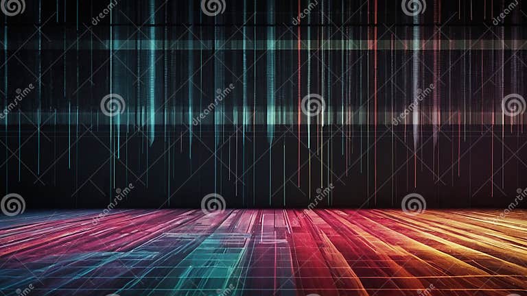 Digital Pixelated or Bit Patterns Symbolizing Data and Communication ...