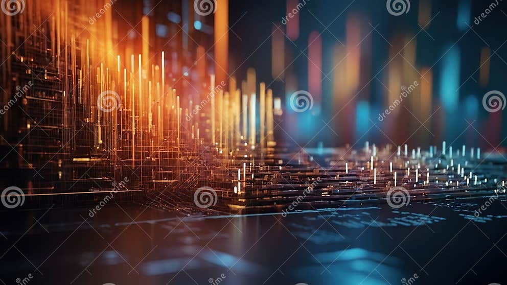 Digital Pixelated or Bit Patterns Symbolizing Data and Communication ...