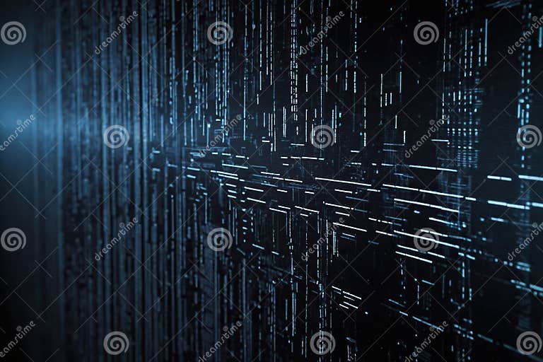 Digital Pixelated or Bit Patterns Symbolizing Data and Communication ...