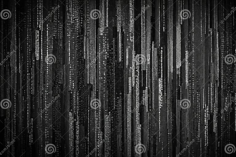 Digital Pixelated or Bit Patterns Symbolizing Data and Communication ...