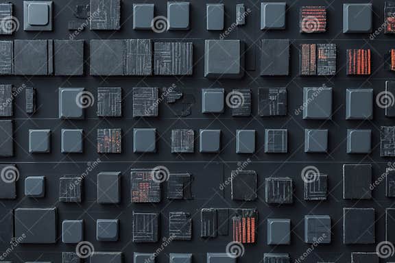 Digital Pixelated or Bit Patterns Symbolizing Data and Communication ...