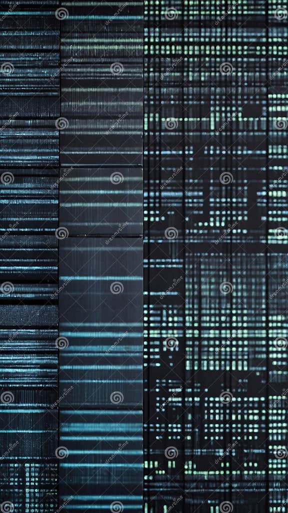 Digital Pixelated or Bit Patterns Symbolizing Data and Communication ...