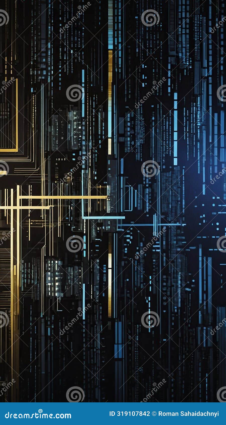 Digital Pixelated or Bit Patterns Symbolizing Data and Communication ...