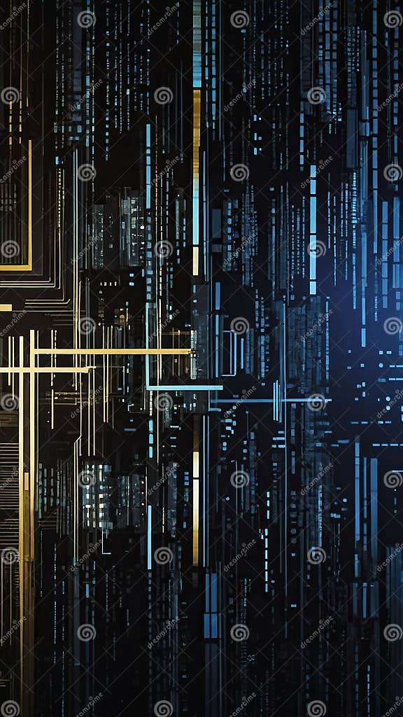 Digital Pixelated or Bit Patterns Symbolizing Data and Communication ...