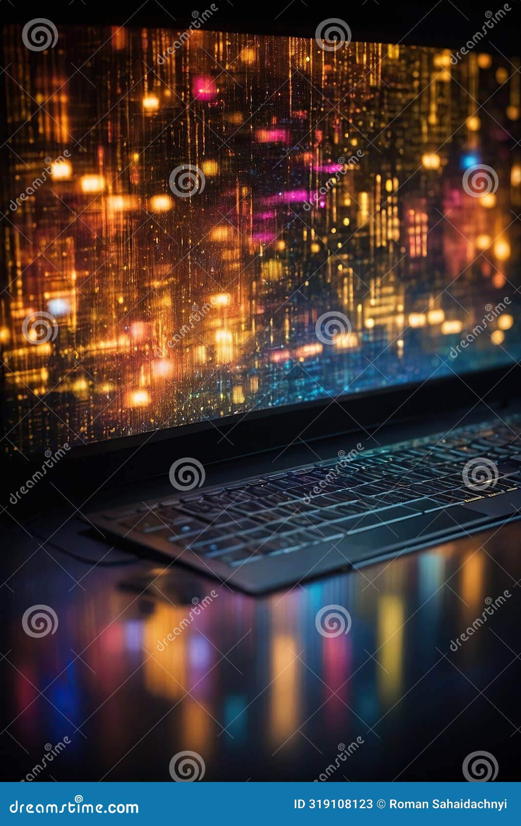 Digital Pixelated or Bit Patterns Symbolizing Data and Communication ...